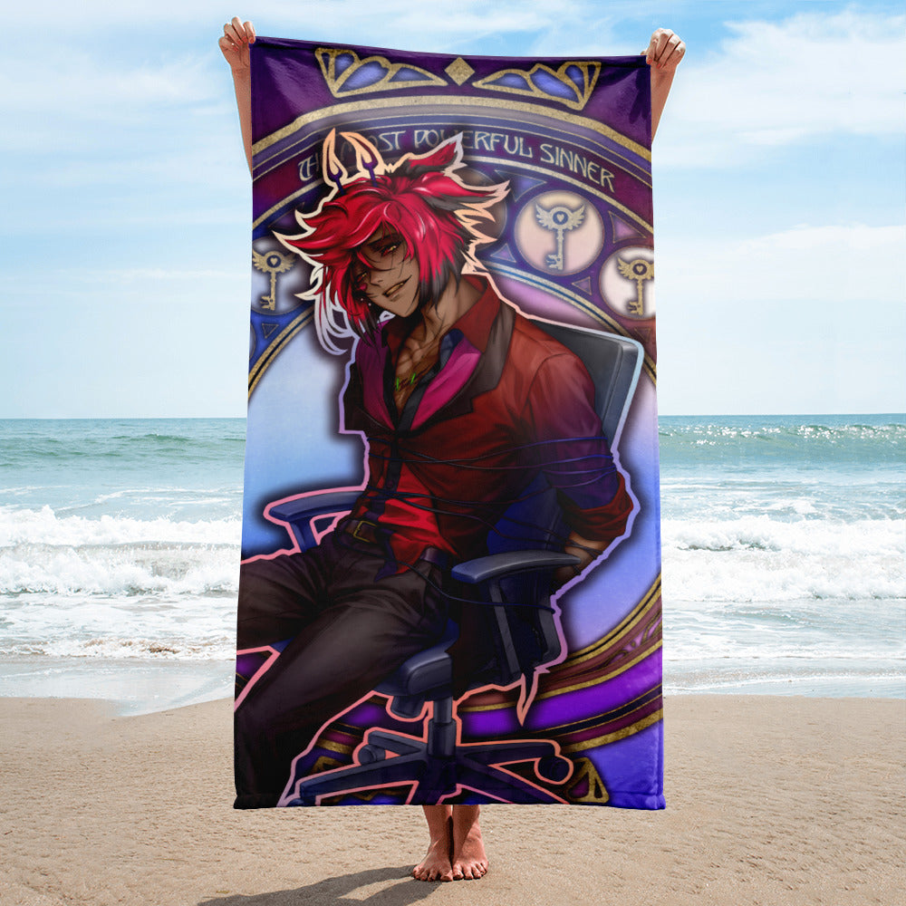 Alastor Sinner (Vox Chair) 🏖️ Hellish Towels 🔥 Toallas Infernales ...